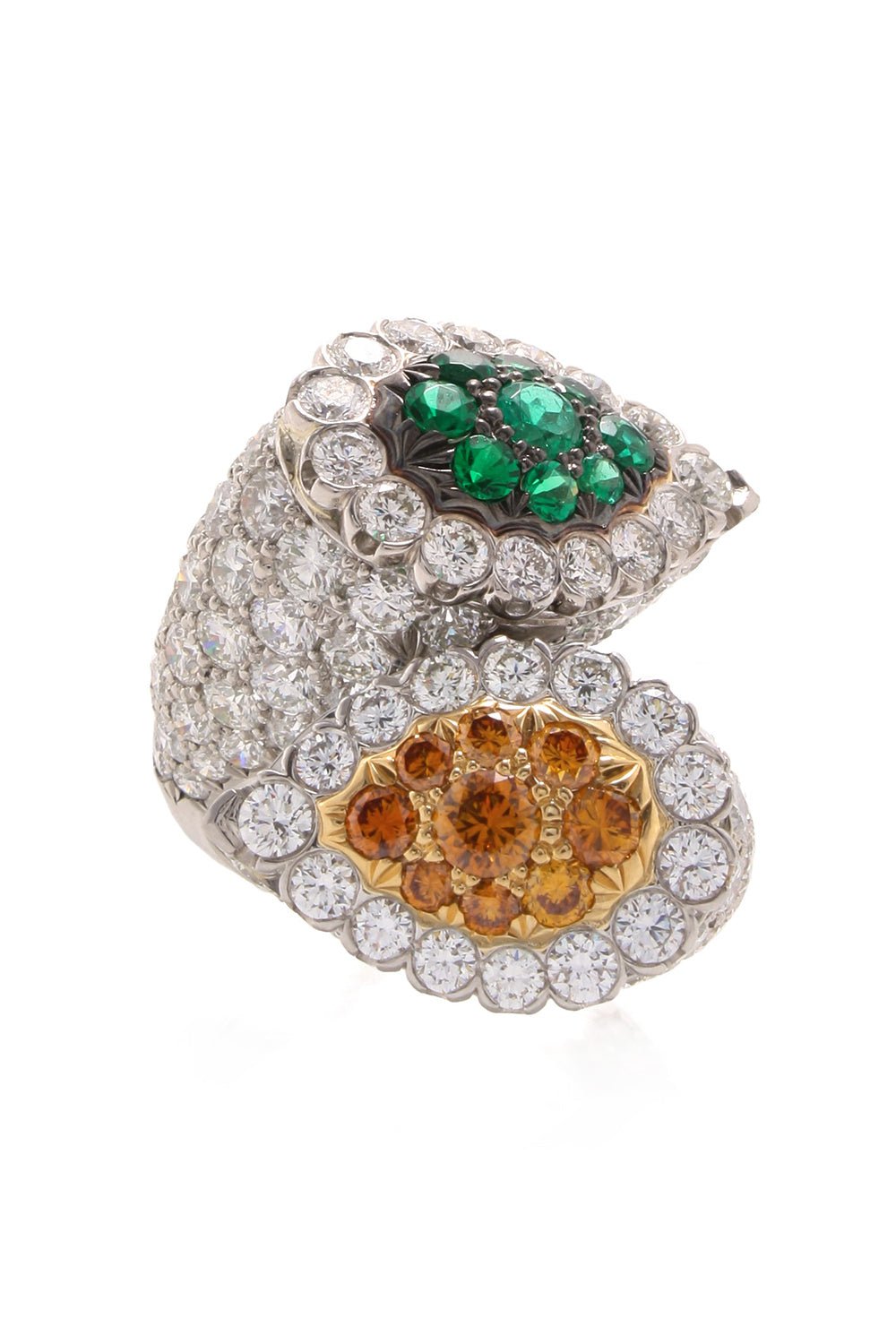 Ascot Diamond Crossover Ring | DAVID WEBB – Marissa Collections