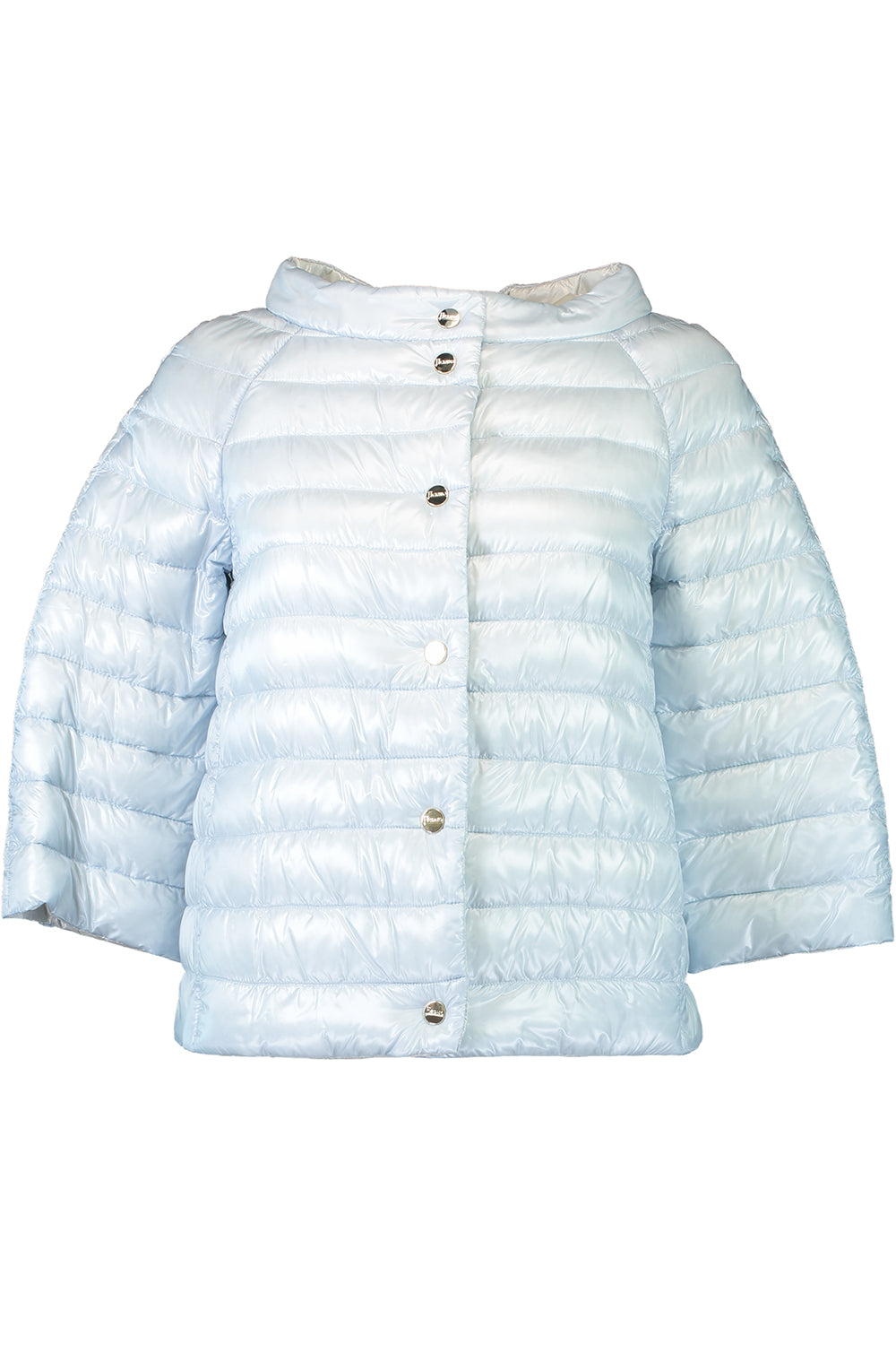 Three Quarter Sleeve Ultralight Reversible Jacket - Light Blue Ice ...