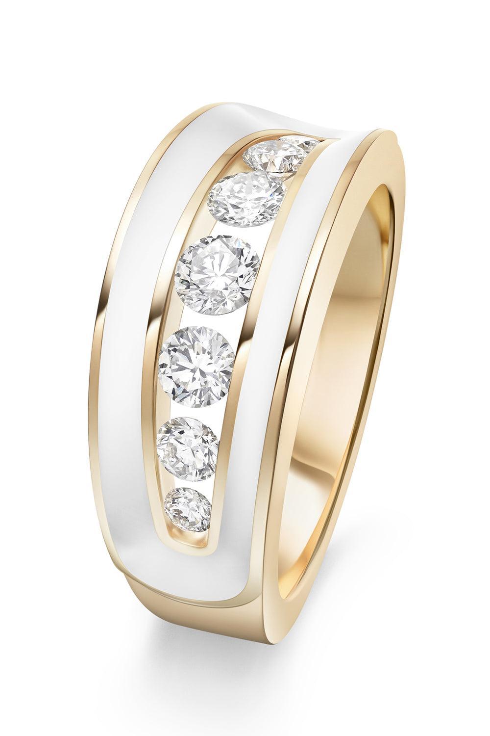 White Diamond Anya Ring | MELISSA KAYE – Marissa Collections