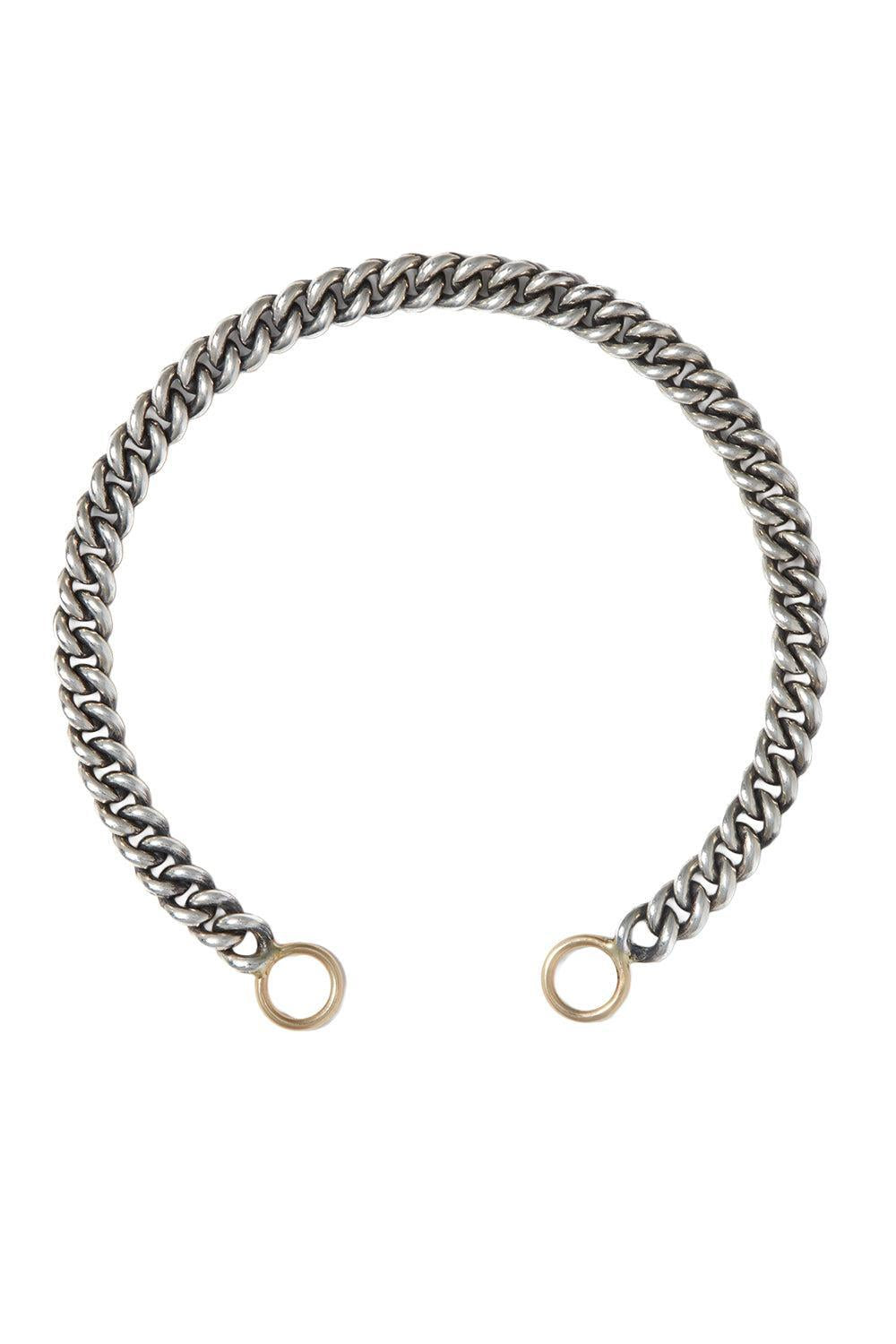 Mixed Metal Heavy Curb Chain Necklace | MARLA AARON – Marissa Collections