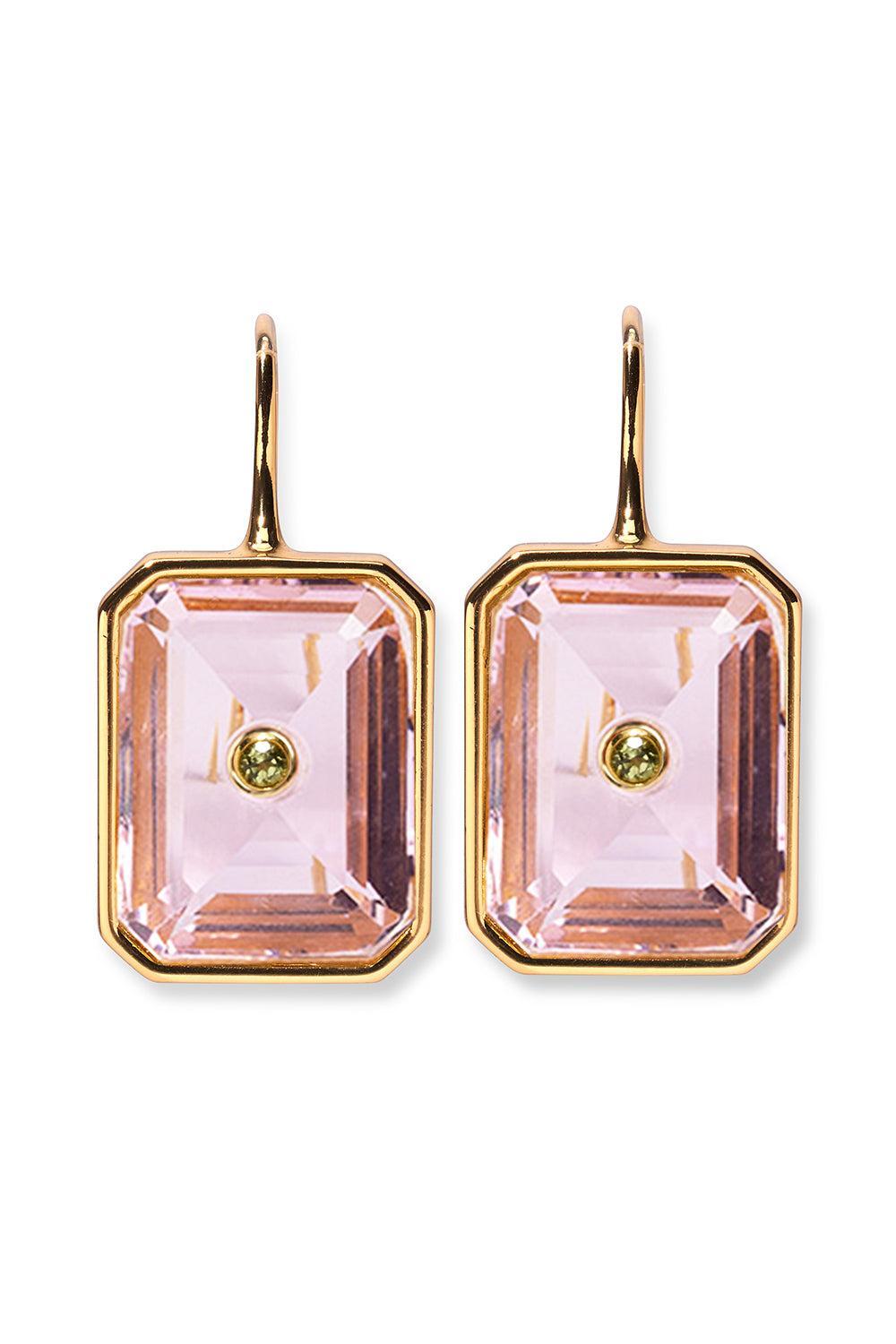 Pale Pink Tile Earrings | LIZZIE FORTUNATO – Marissa Collections