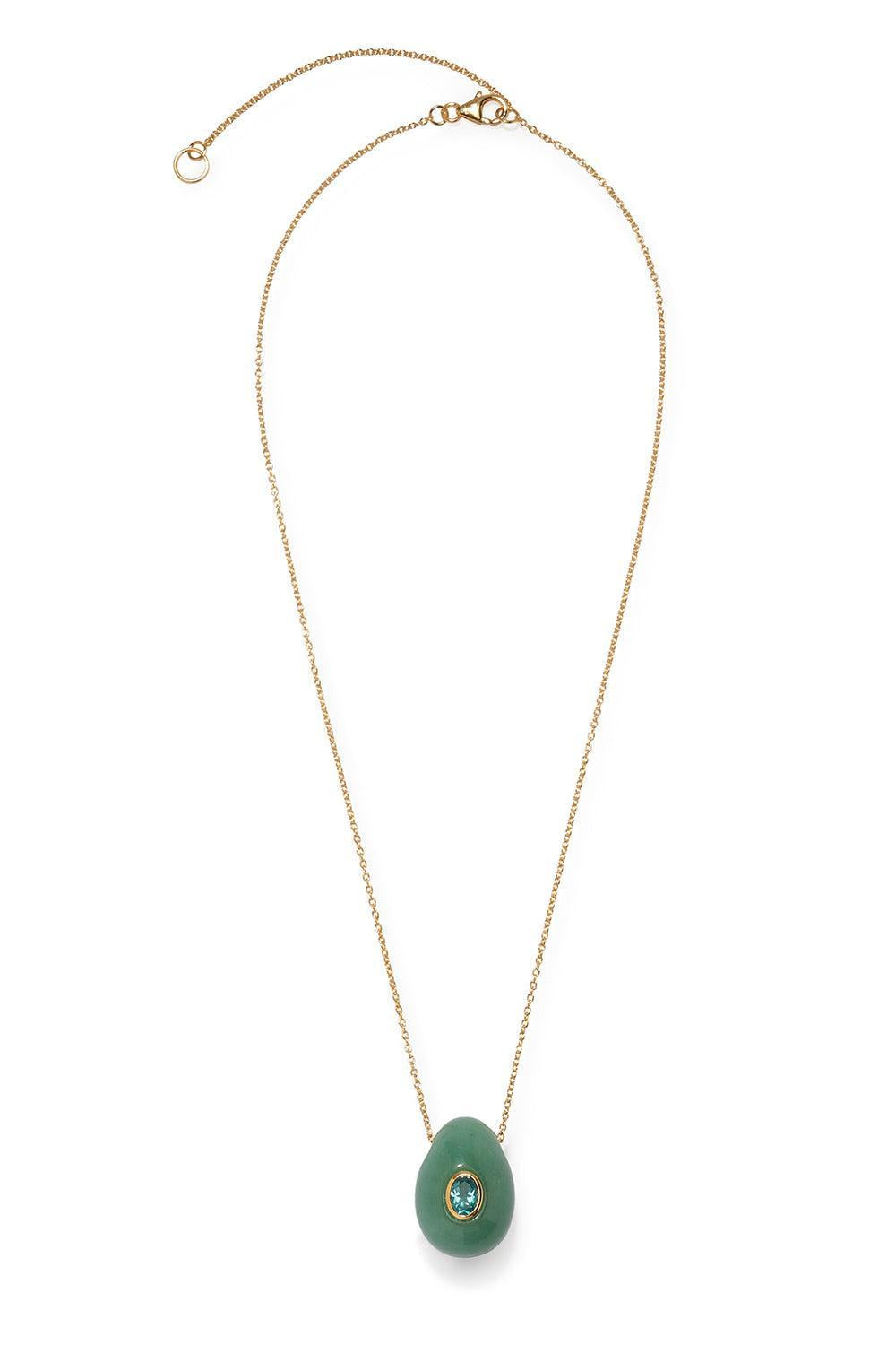 Green Aventurine Constance Necklace | LIZZIE FORTUNATO – Marissa ...