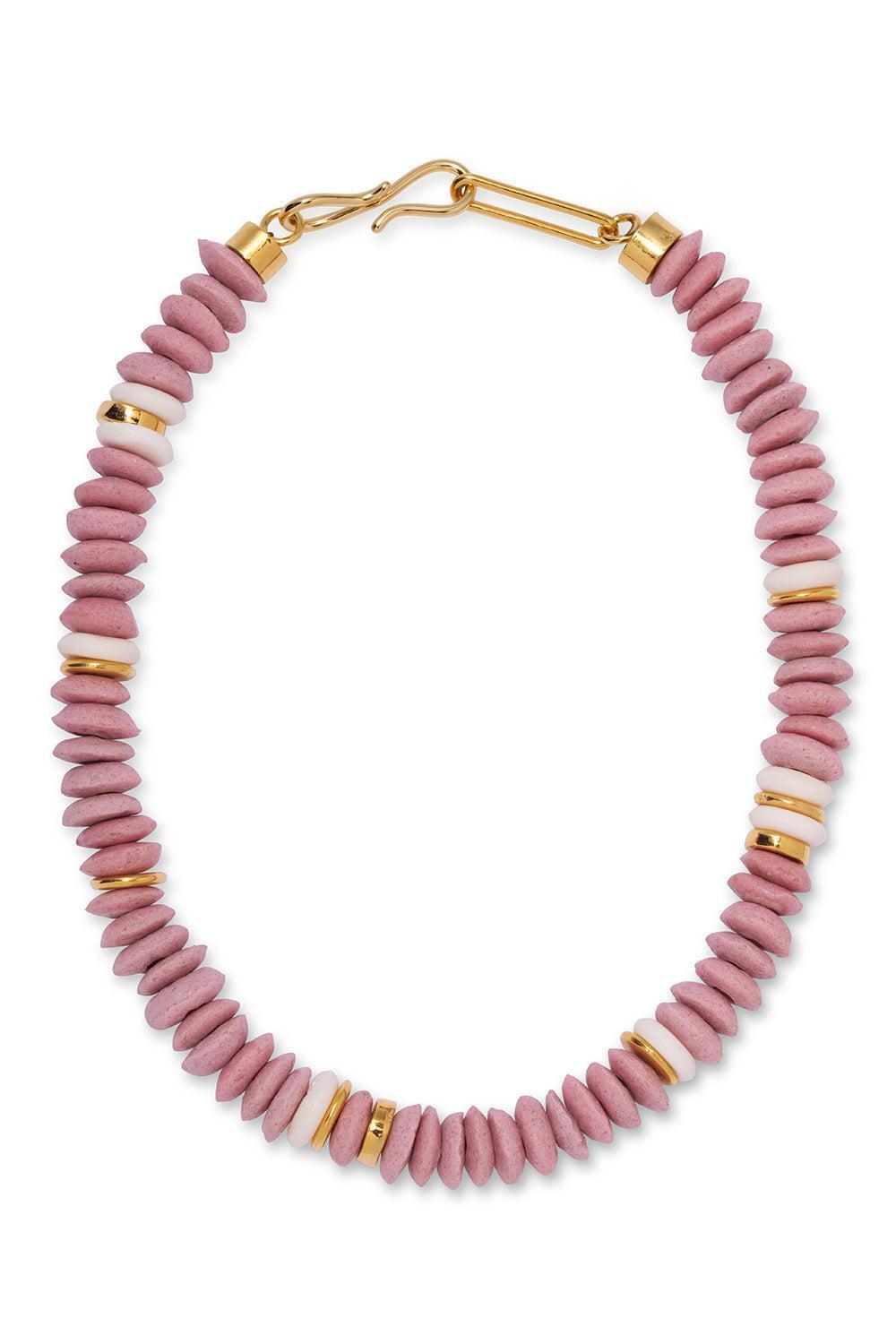 Rose Pink Laguna Necklace | LIZZIE FORTUNATO – Marissa Collections
