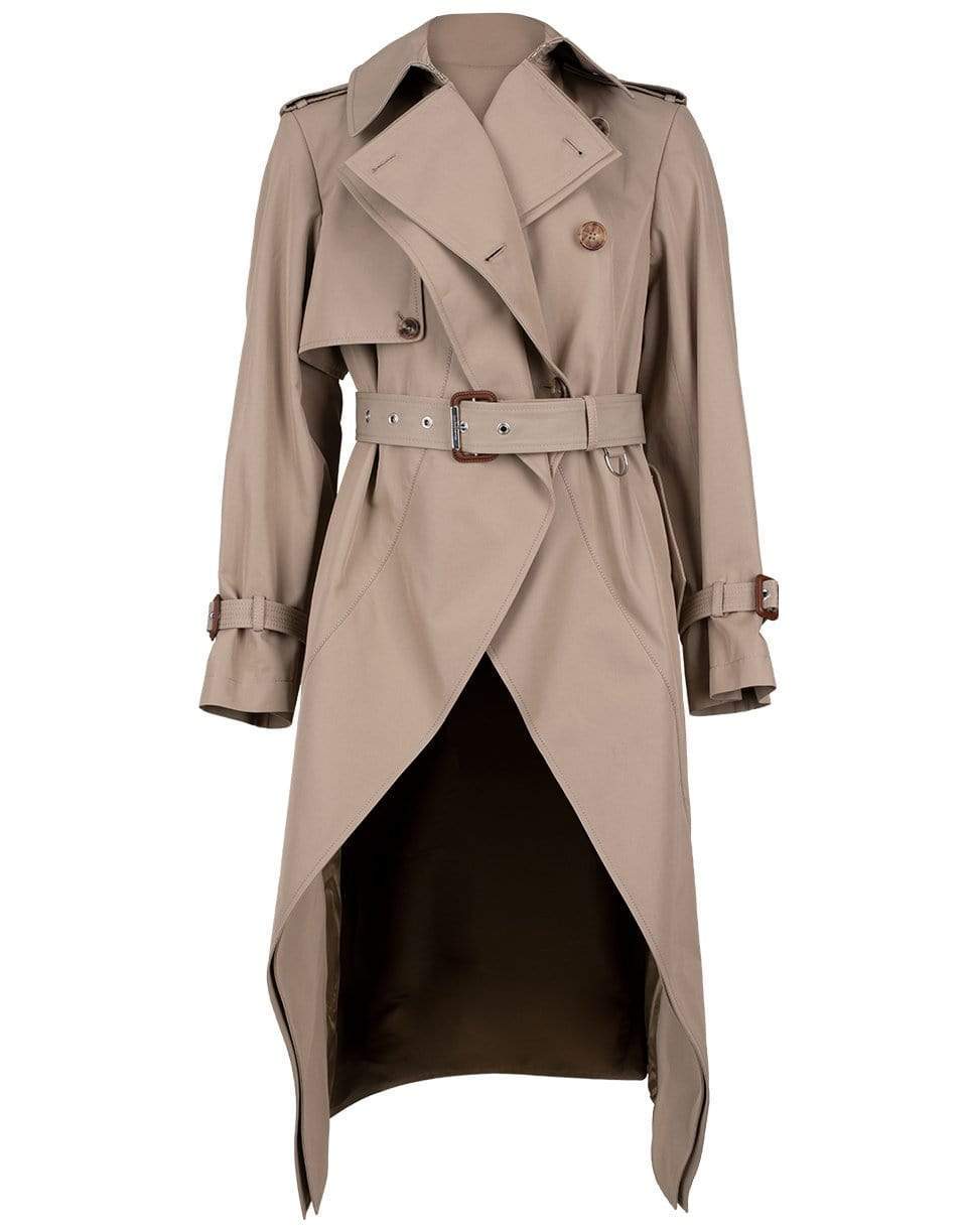 Frock High-Low Trench Coat | ALEXANDER MCQUEEN – Marissa Collections