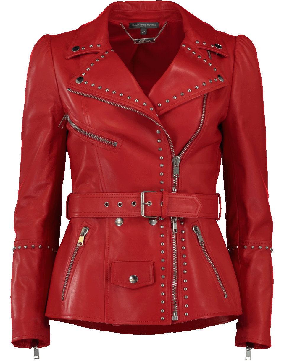 Studded Leather Jacket | ALEXANDER MCQUEEN – Marissa Collections