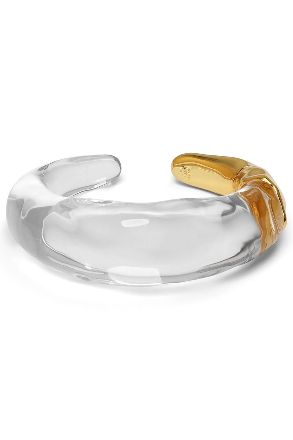 Large Molten Lucite Clear Cuff | ALEXIS BITTAR – Marissa Collections