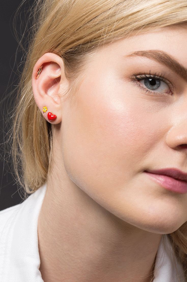 Heart Stud | ALISON LOU – Marissa Collections