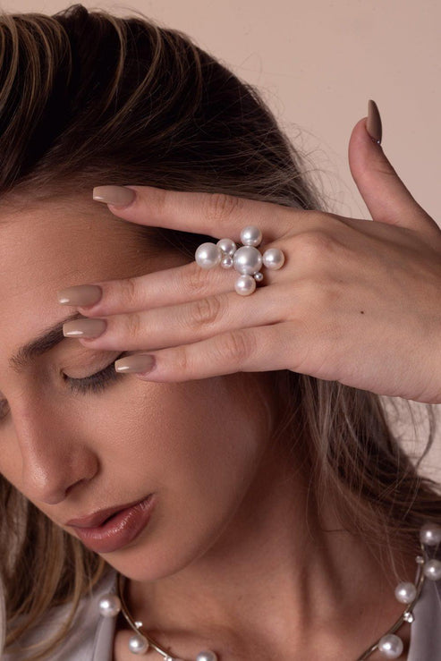 Multi Bubble South Sea Akoya Pearl Ring | ASSAEL – Marissa Collections