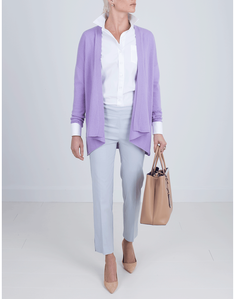 Venezia Pull-On Ankle Slit Pant | AVENUE MONTAIGNE – Marissa Collections