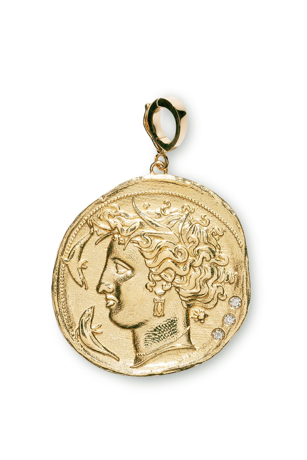 Goddess Large Coin Pendant | AZLEE – Marissa Collections