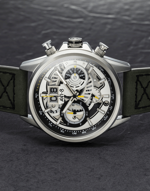 Green and Silver Hawker Harrier II Watch | BALLAST 1903 – Marissa ...