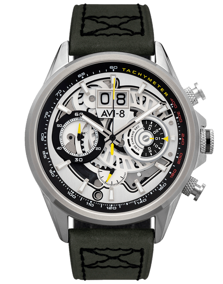 Green and Silver Hawker Harrier II Watch | BALLAST 1903 – Marissa ...