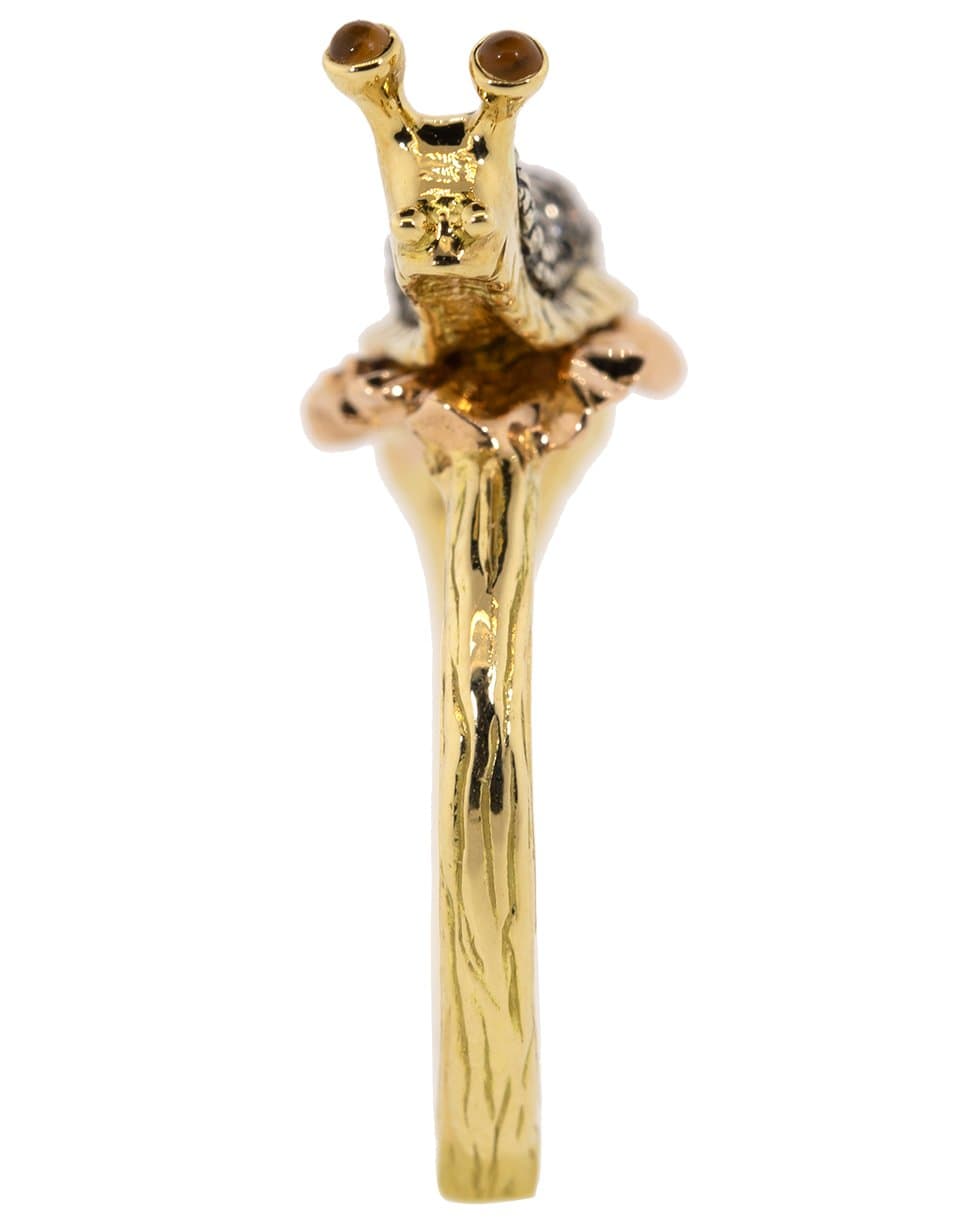 Stackable Slug Diamond Ring | BIBI VAN DER VELDEN – Marissa Collections