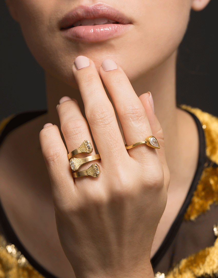 Extreme Bypass Ring | BOAZ KASHI – Marissa Collections