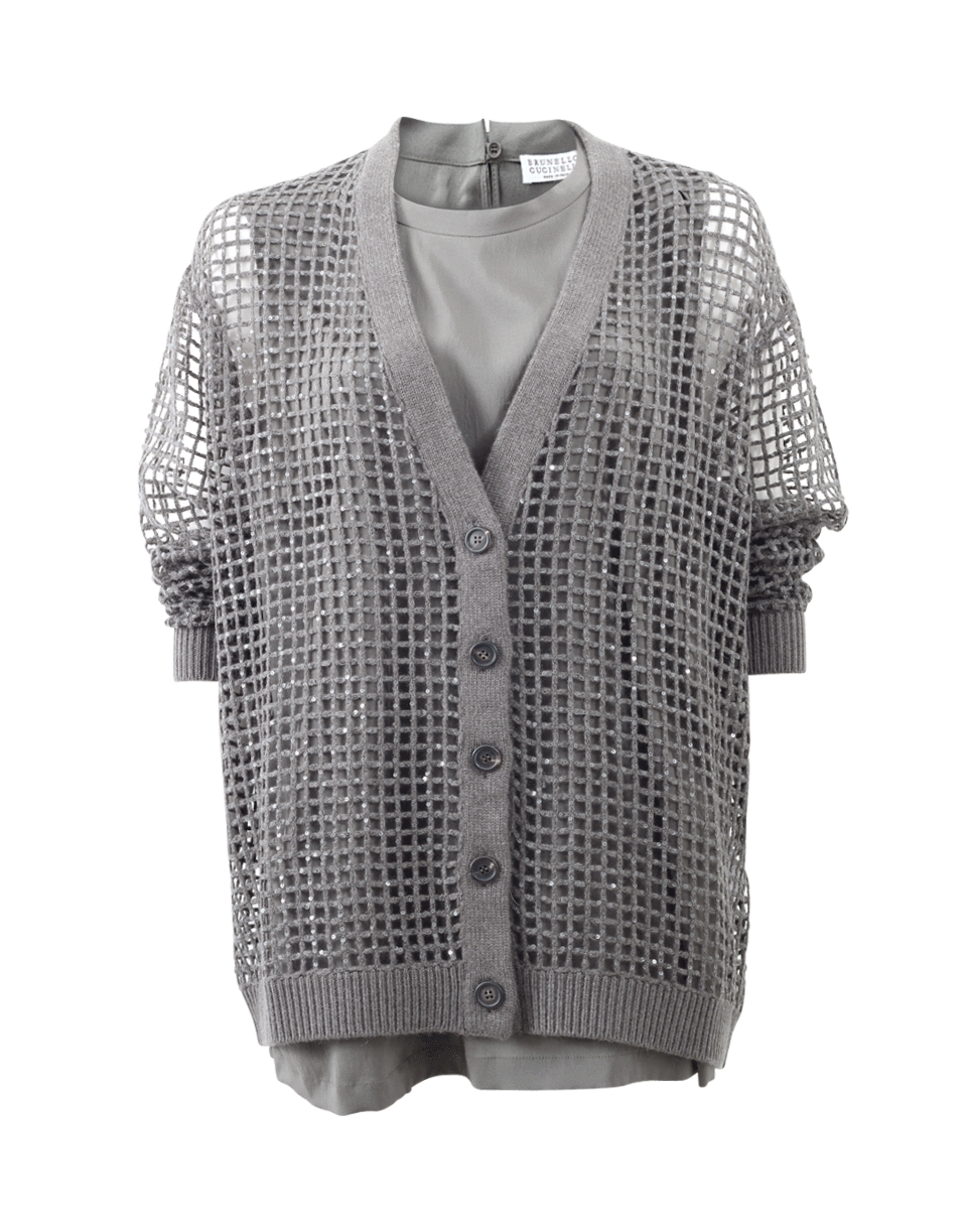 Paillette Net Cardigan With Tank | BRUNELLO CUCINELLI – Marissa Collections