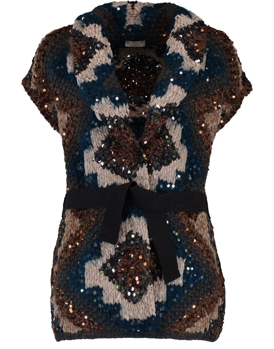 Folk Art Inspired Belted Cardigan | BRUNELLO CUCINELLI – Marissa ...