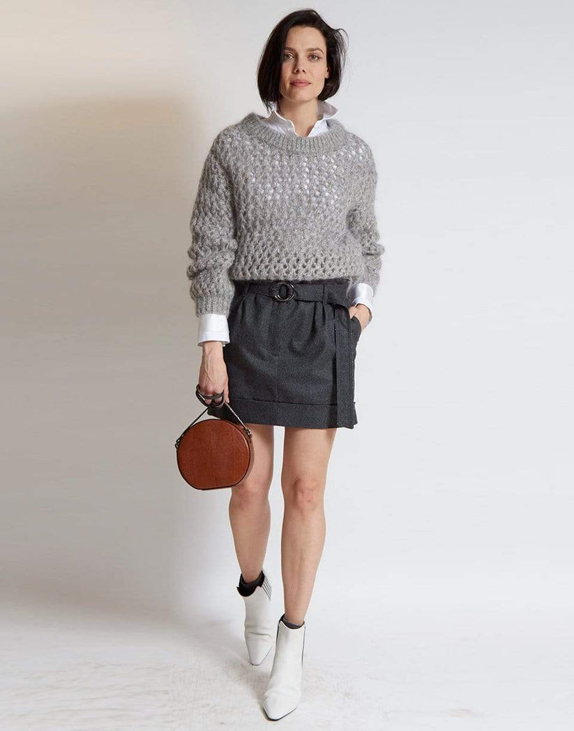 Open Weave Net Mohair Crewneck Sweater | BRUNELLO CUCINELLI – Marissa ...