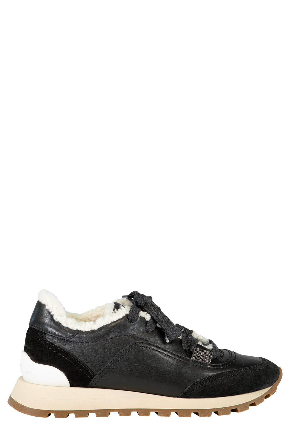 Shearling Leather Sneaker | BRUNELLO CUCINELLI – Marissa Collections