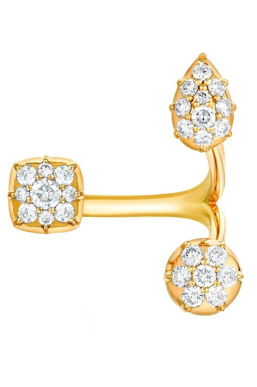Throne Ring - Yellow Gold | CARBON & HYDE – Marissa Collections