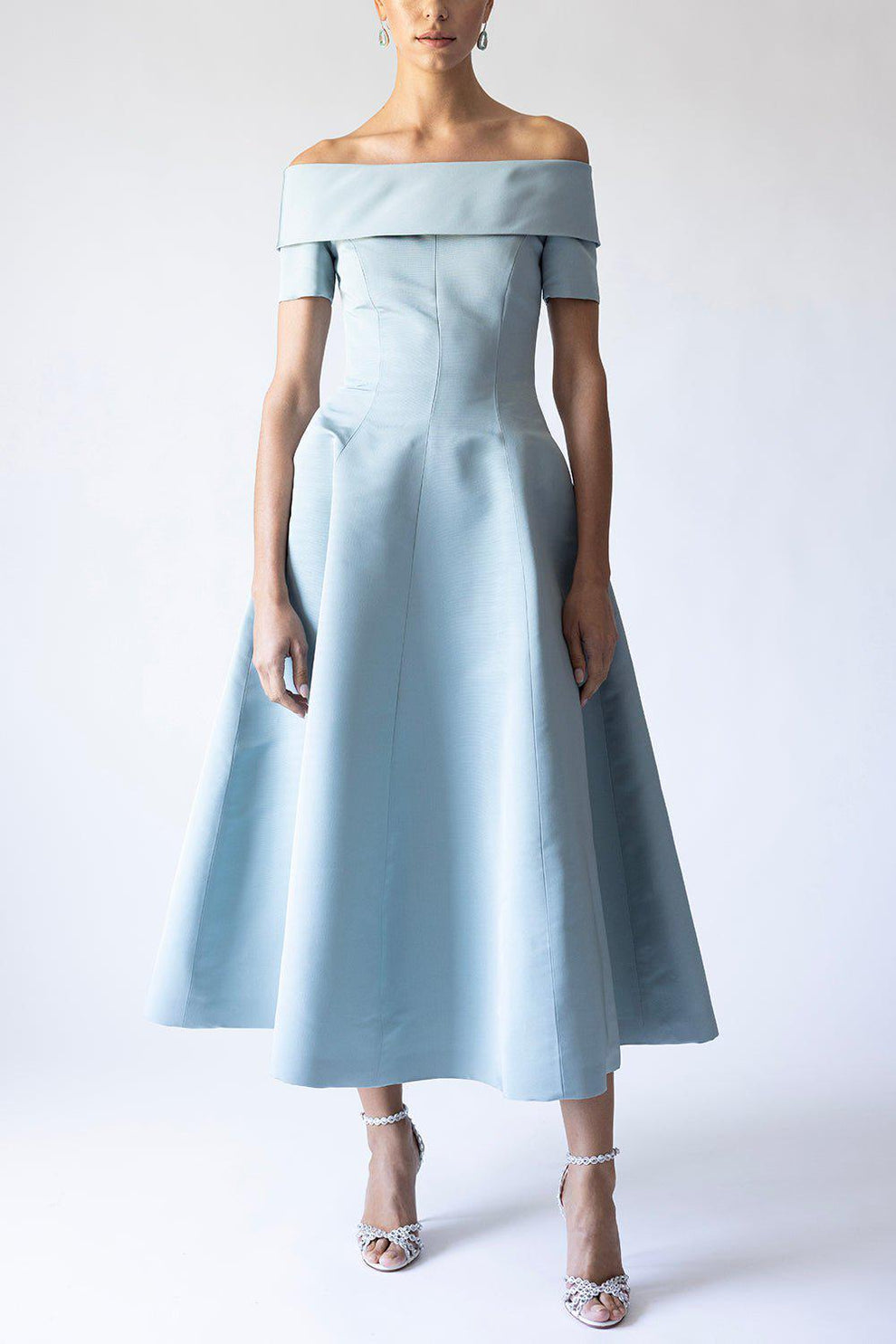 V Back Alice Van Der Rohe Dress - Stone | CATHERINE REGEHR – Marissa ...