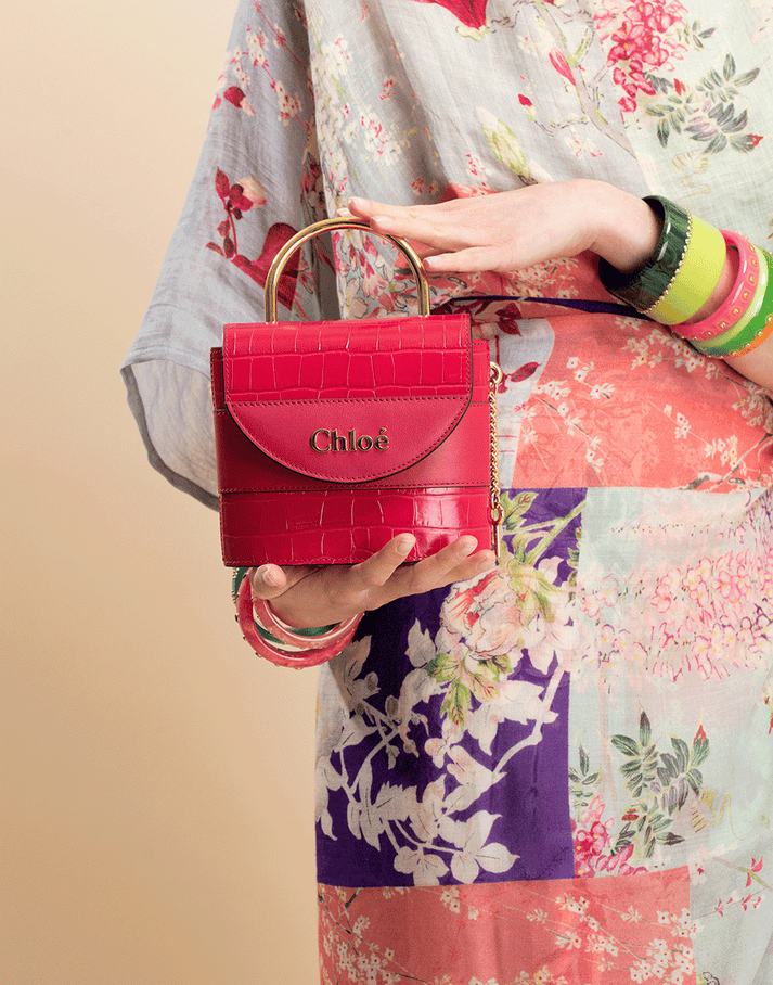 Crimson Aby Lock Bag | CHLOÉ – Marissa Collections