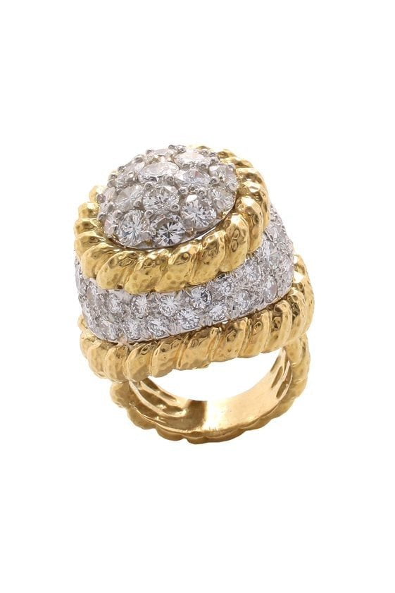 Double Decker Rope Ring | DAVID WEBB – Marissa Collections