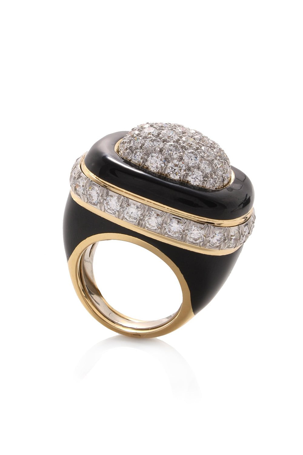 Diamond Black Cabana Ring | DAVID WEBB – Marissa Collections