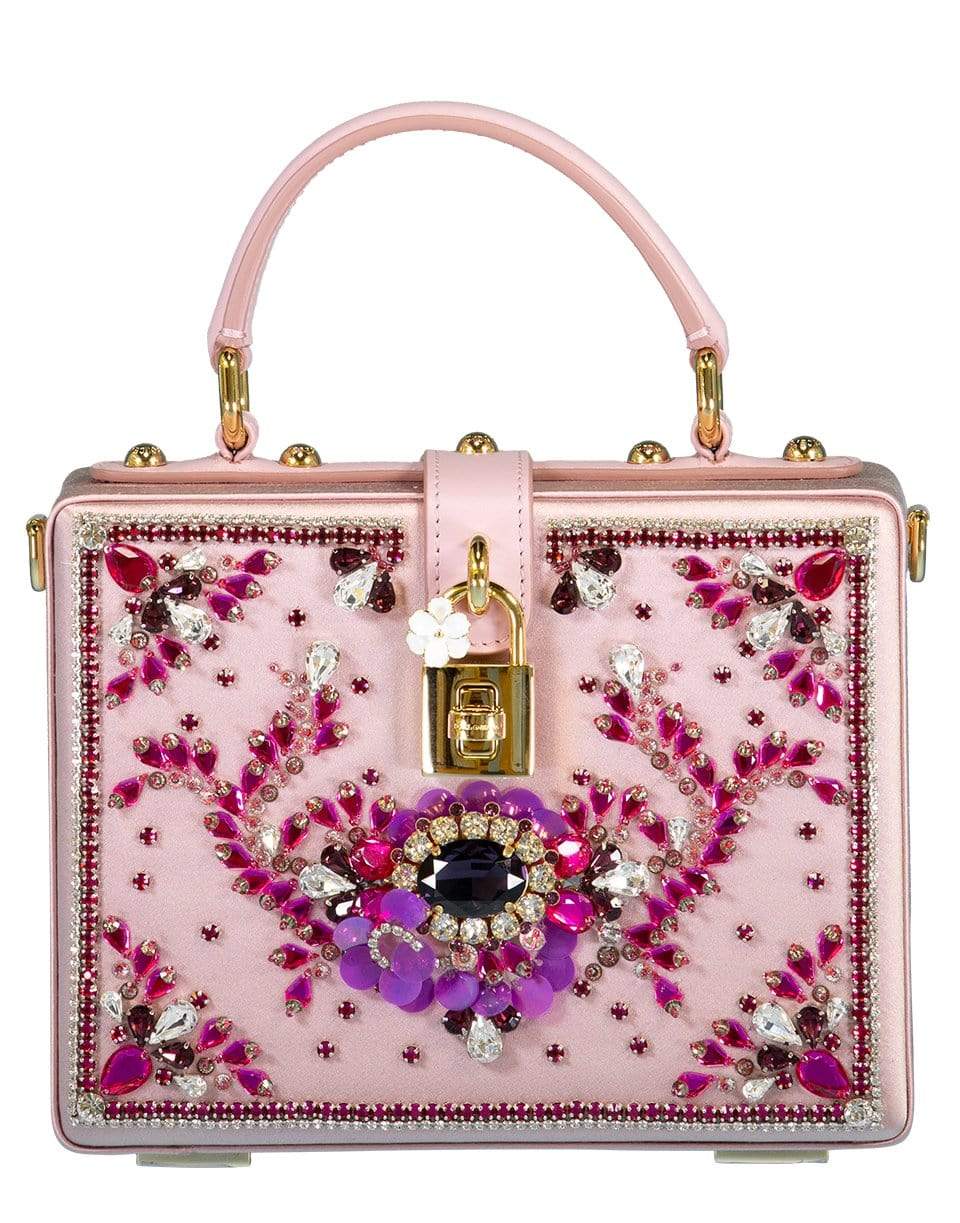 Bejeweled Satin Dolce Box Bag | DOLCE & GABBANA – Marissa Collections