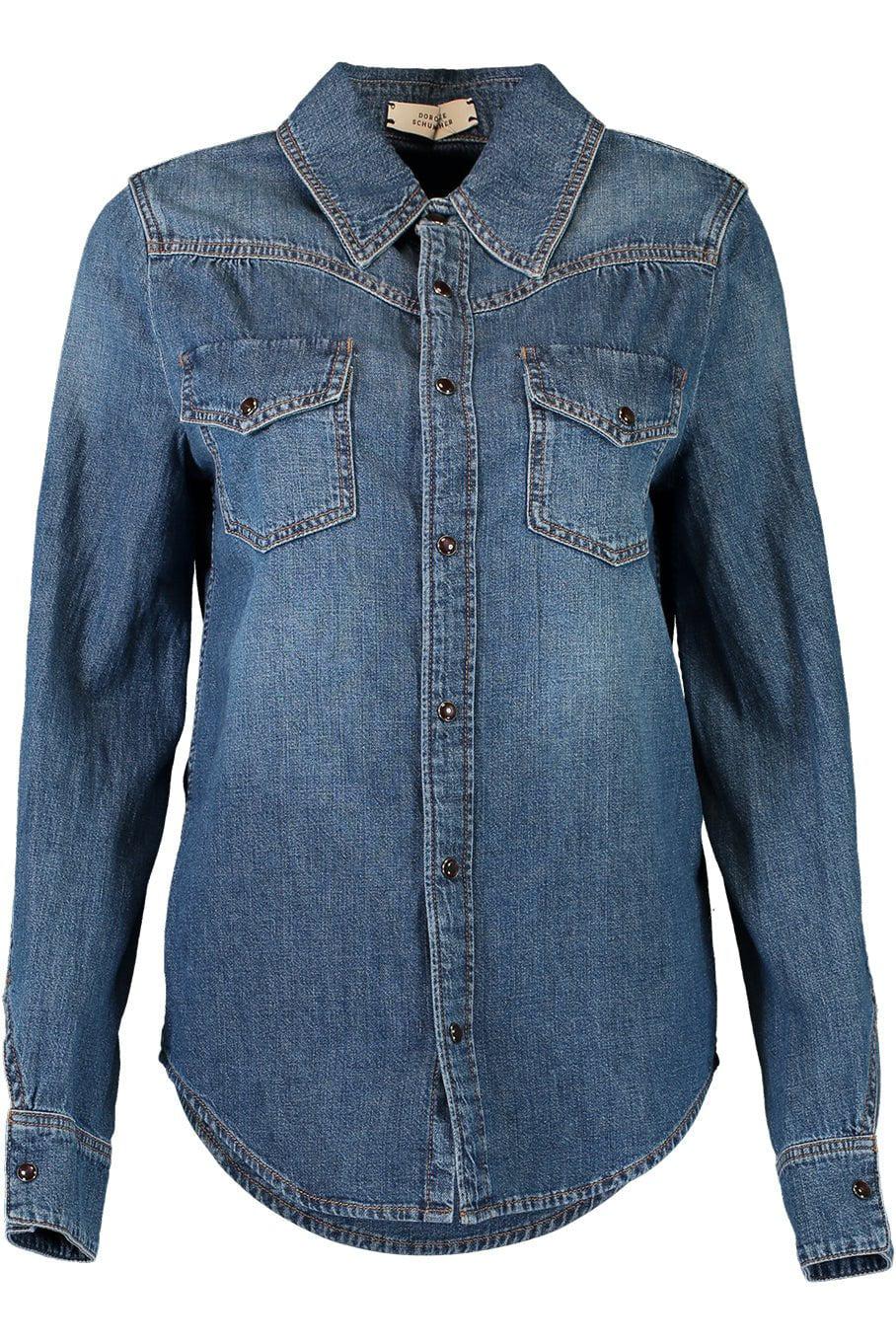 Denim Romance Blouse | DOROTHEE SCHUMACHER – Marissa Collections
