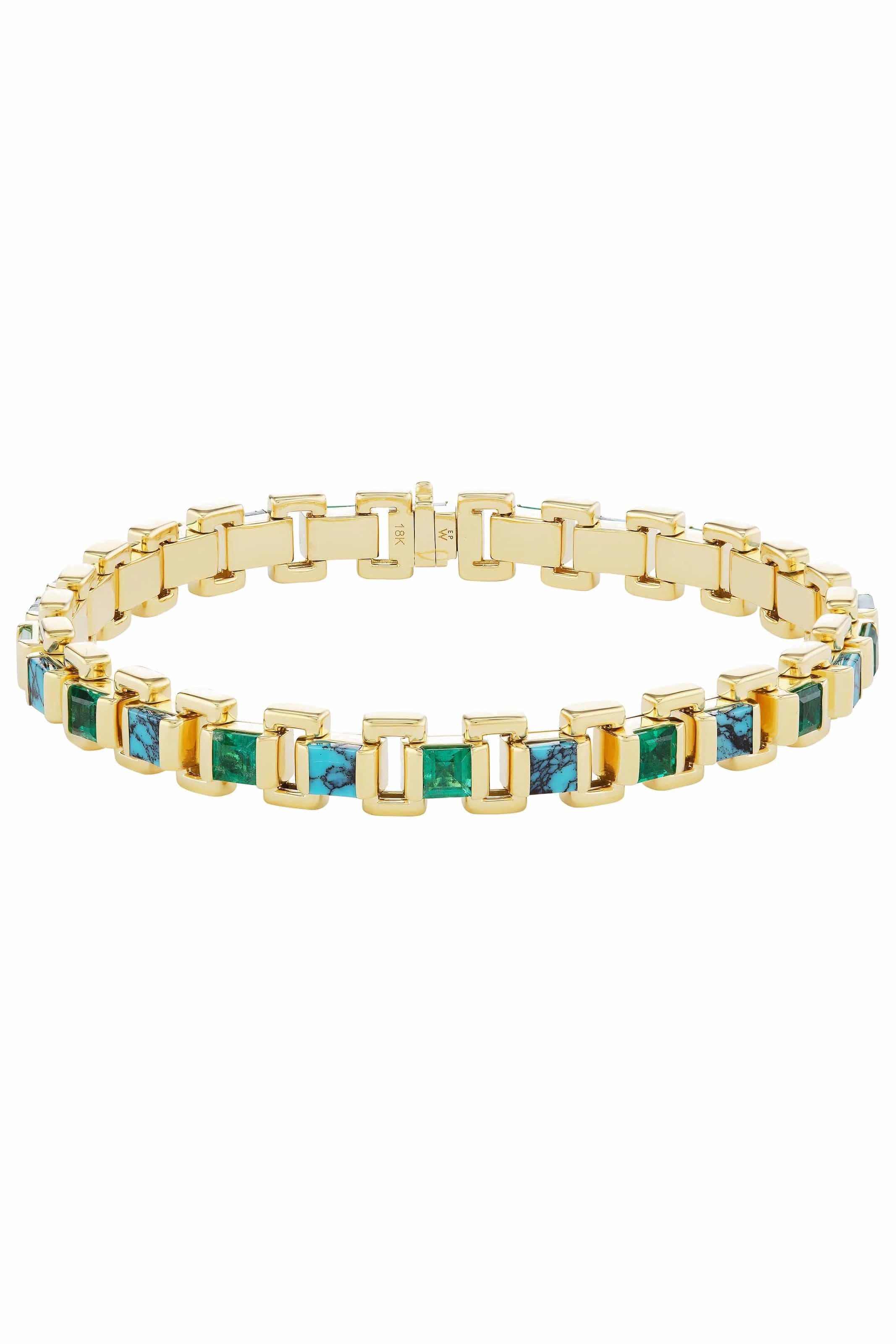 Emerald Hinge Bracelet | EMILY P WHEELER – Marissa Collections