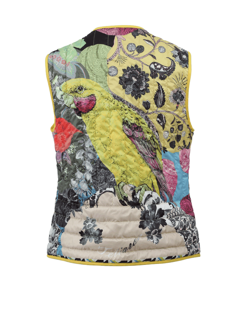 Parrot Print Puffer Vest | ETRO – Marissa Collections