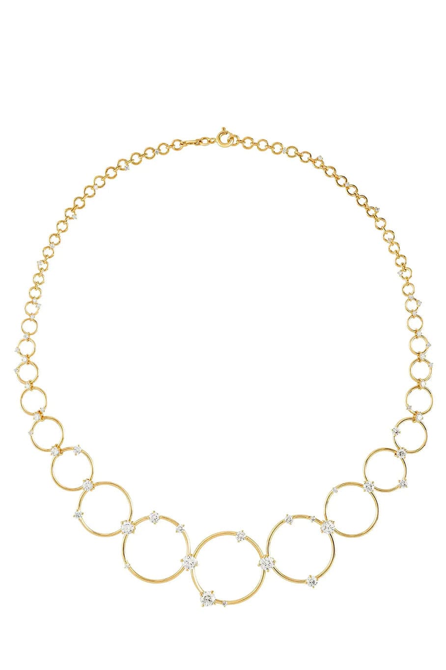 Aerial Diamond Loop Necklace- Yellow Gold | FERNANDO JORGE – Marissa ...