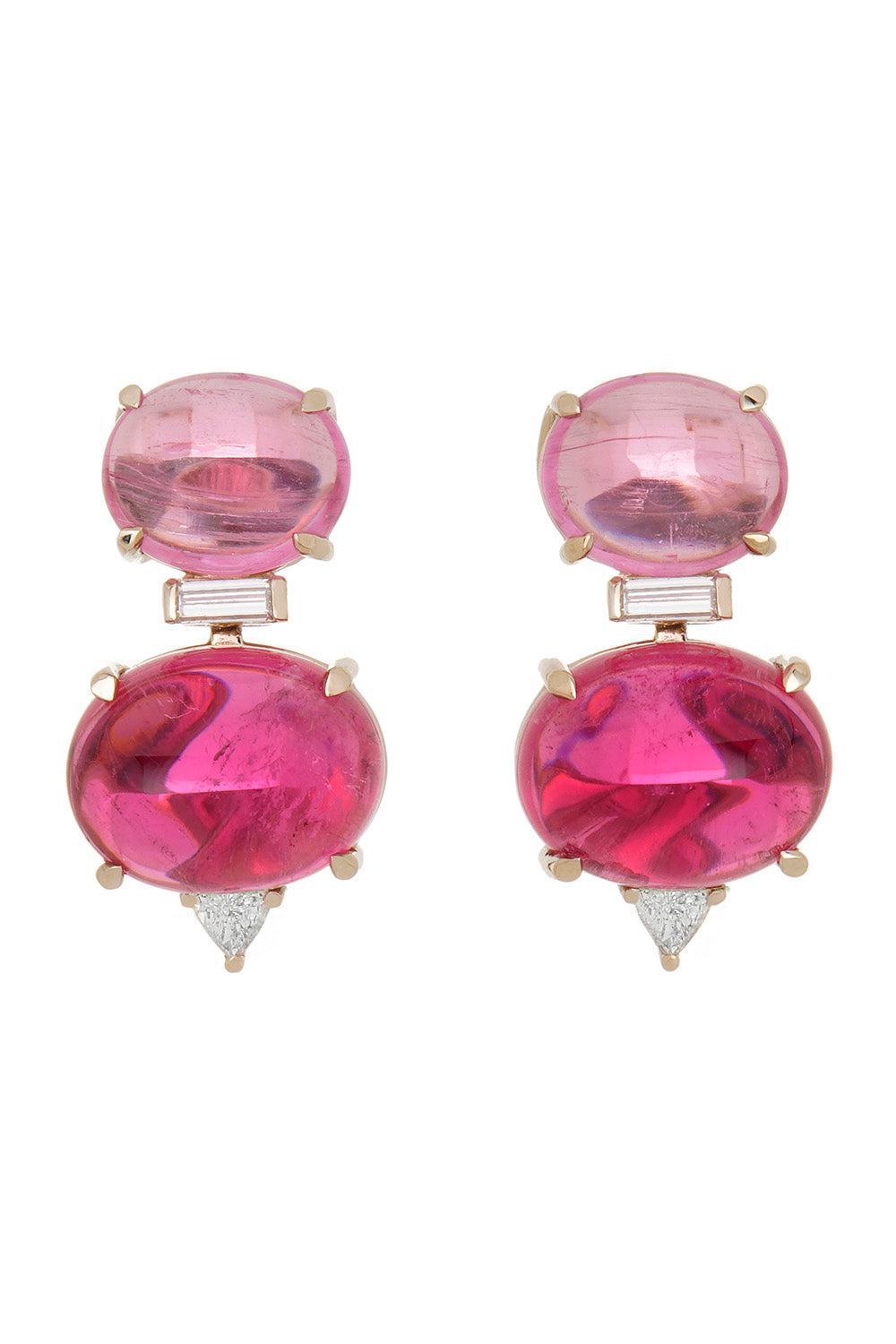 Sugarloaf Pink Tourmaline Earrings | FISZMAN JEWEL – Marissa Collections