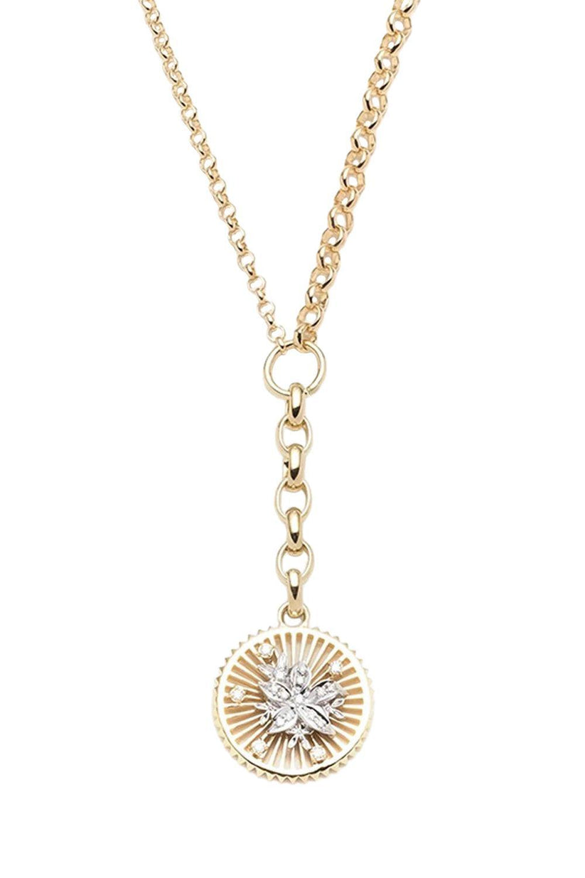 Resilience Medallion Belcher Necklace | FOUNDRAE – Marissa Collections