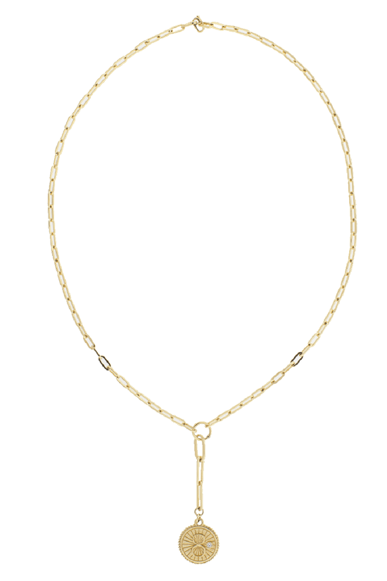 Karma Medallion Necklace | FOUNDRAE – Marissa Collections