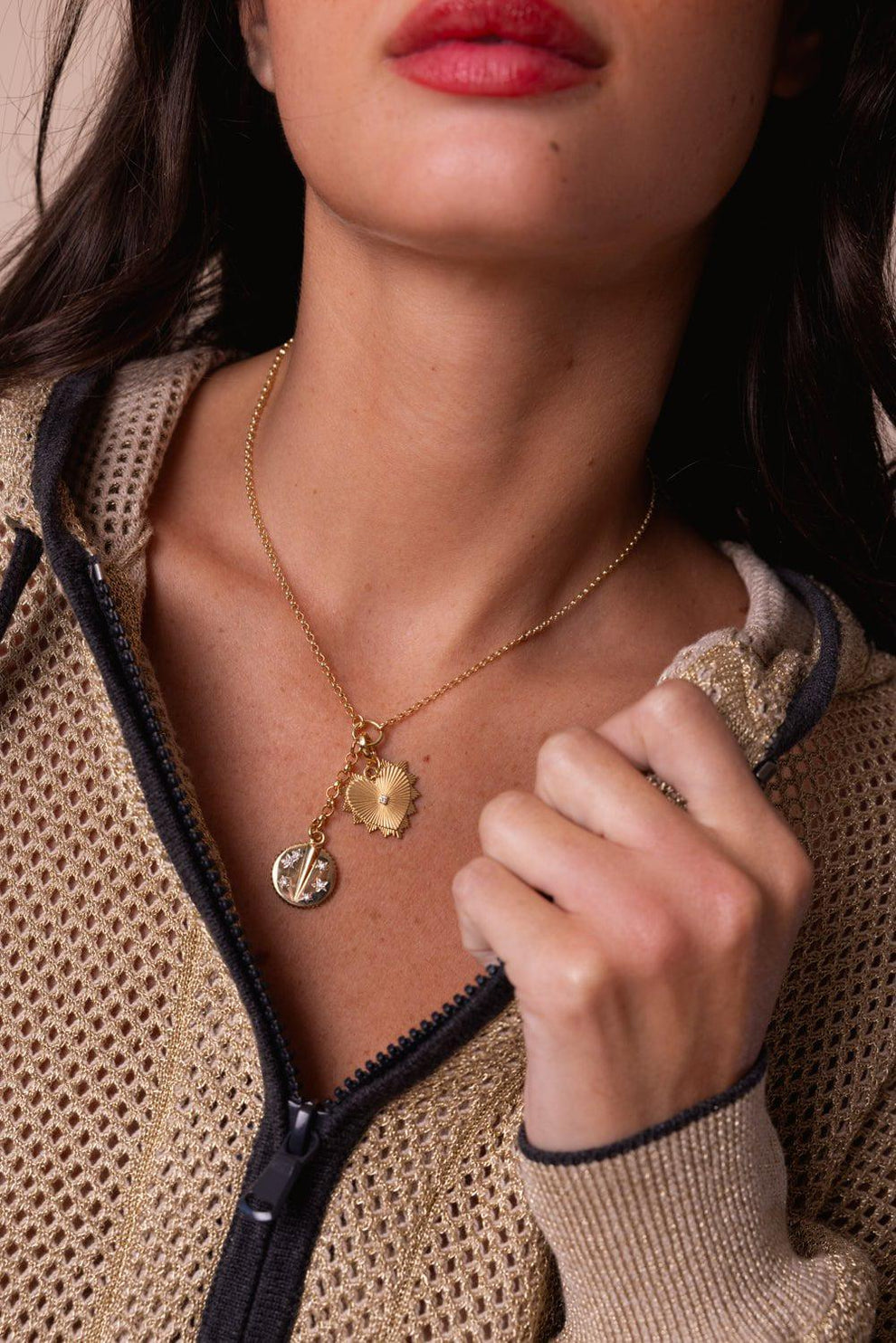 Radiating Heart - Medium Medallion | FOUNDRAE – Marissa Collections