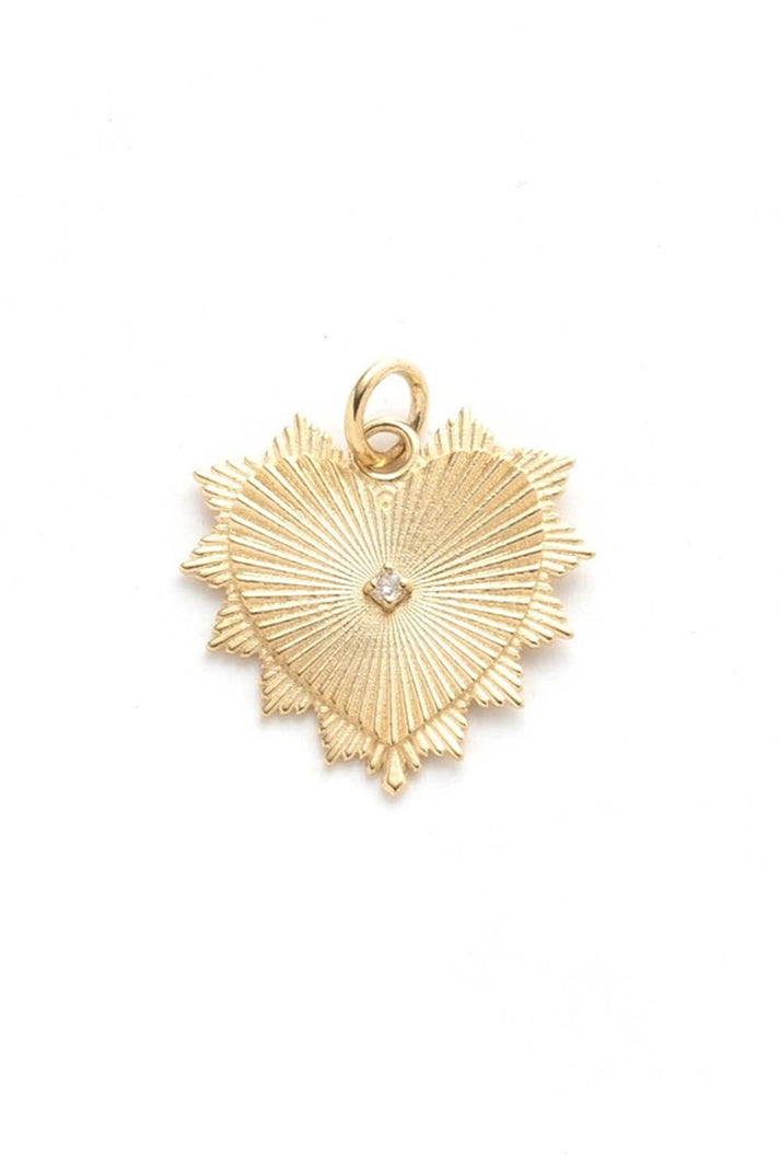 Radiating Heart - Medium Medallion | FOUNDRAE – Marissa Collections