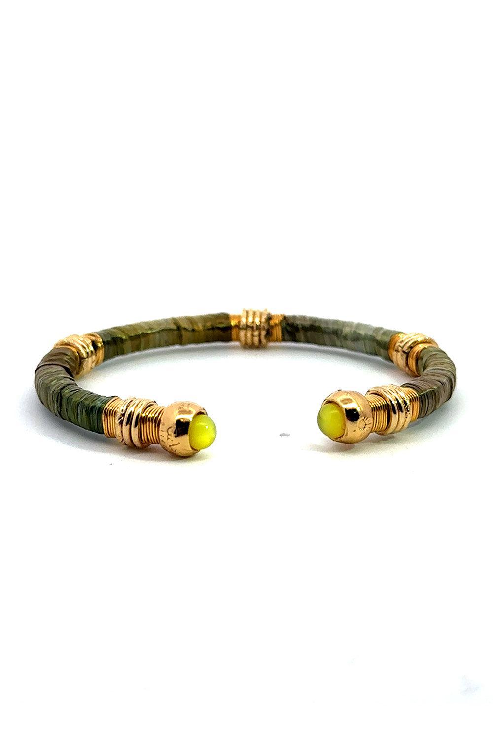 Sari Raffia Acetate Bracelet | GAS BIJOUX – Marissa Collections