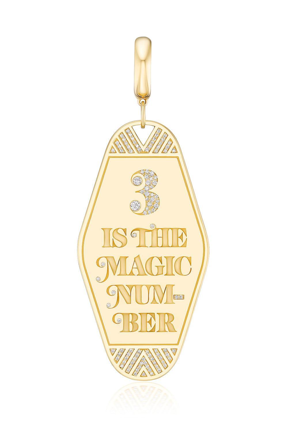 Diamond Magic Number 3 Major Key Charm | HARWELL GODFREY – Marissa ...