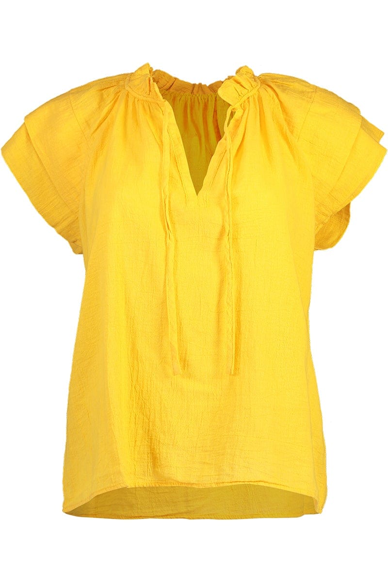 Cosette Top - Pineapple | HONORINE – Marissa Collections