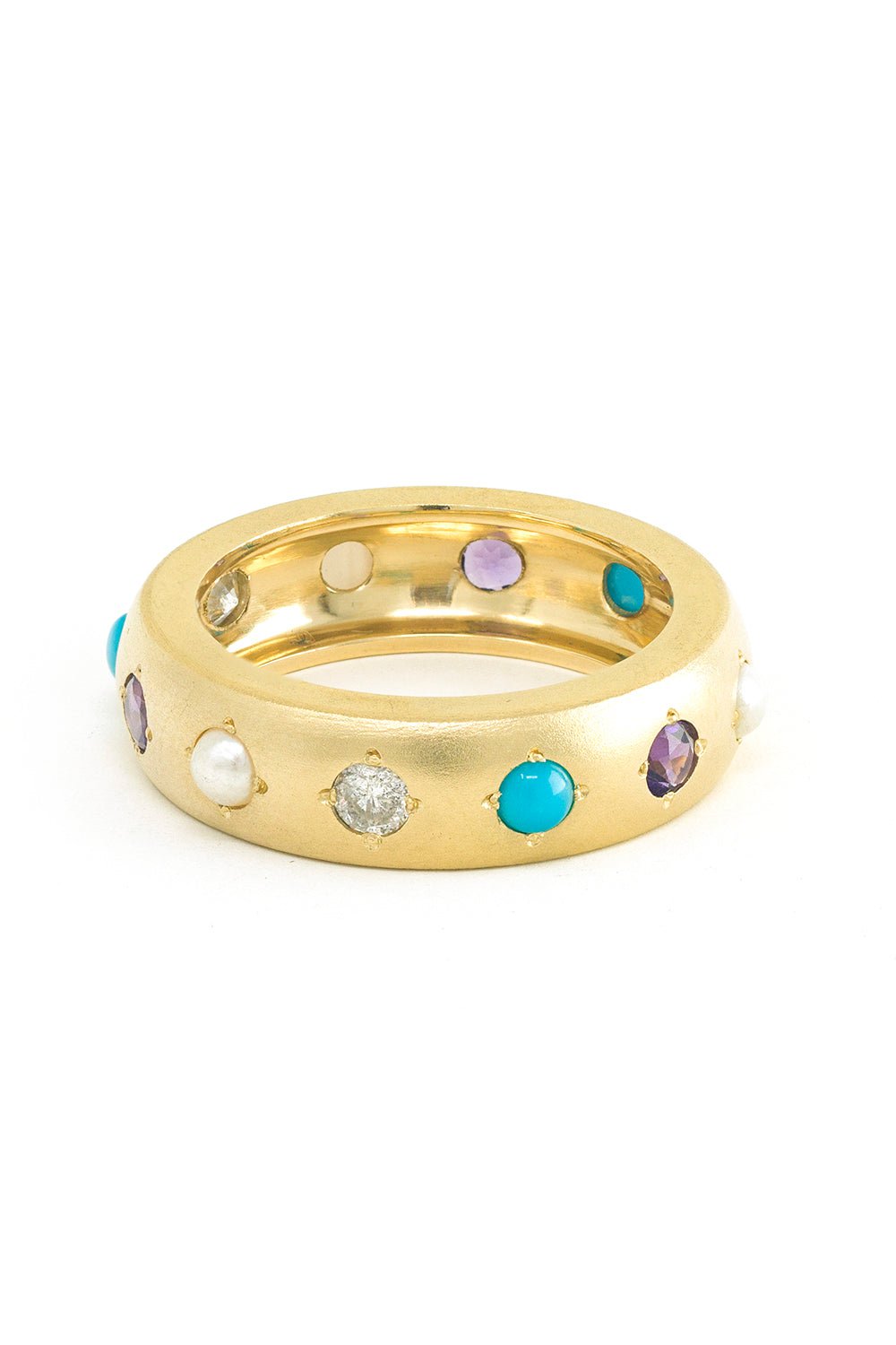 Multi Stone Gypsy Ring | JENNA BLAKE – Marissa Collections