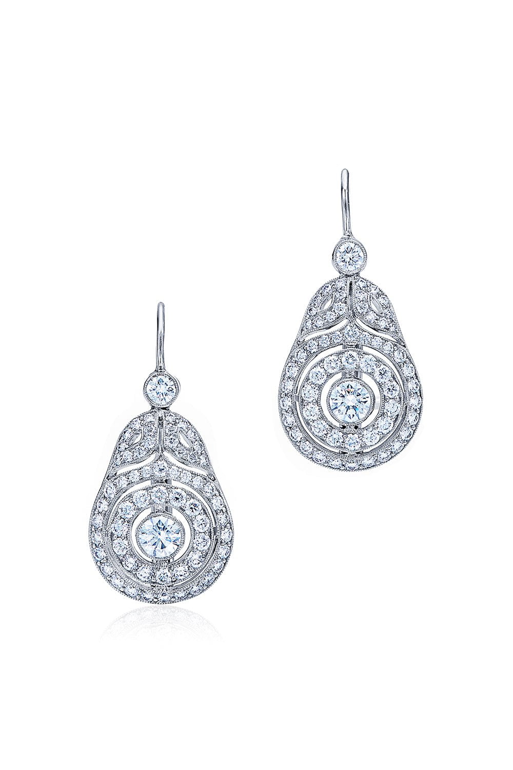 Splendor Diamond Concentric Drop Earrings | KWIAT – Marissa Collections