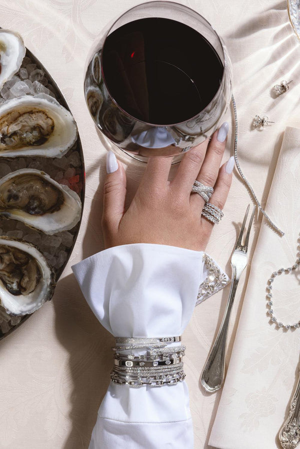 Three Row Moonlight Diamond Crossover Ring | KWIAT – Marissa Collections