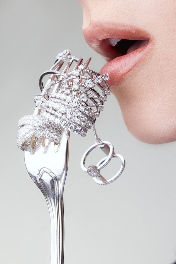 Three Row Moonlight Diamond Crossover Ring | KWIAT – Marissa Collections