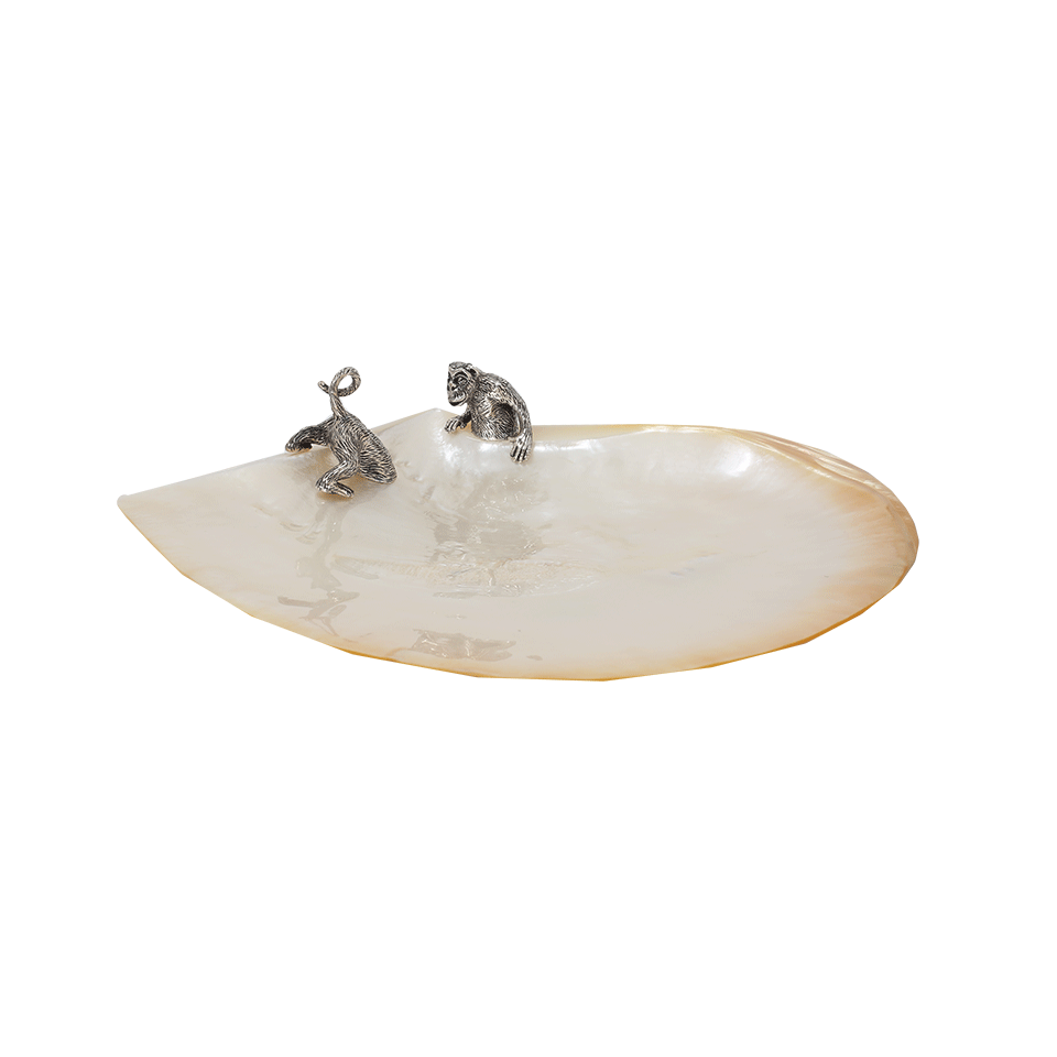 Mother Of Pearl Shell Monkey Bowl | LOTUS ARTS de VIVRE – Marissa ...