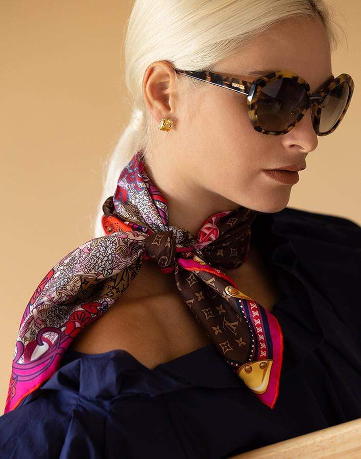 Print Silk Scarf | LOUIS VUITTON – Marissa Collections