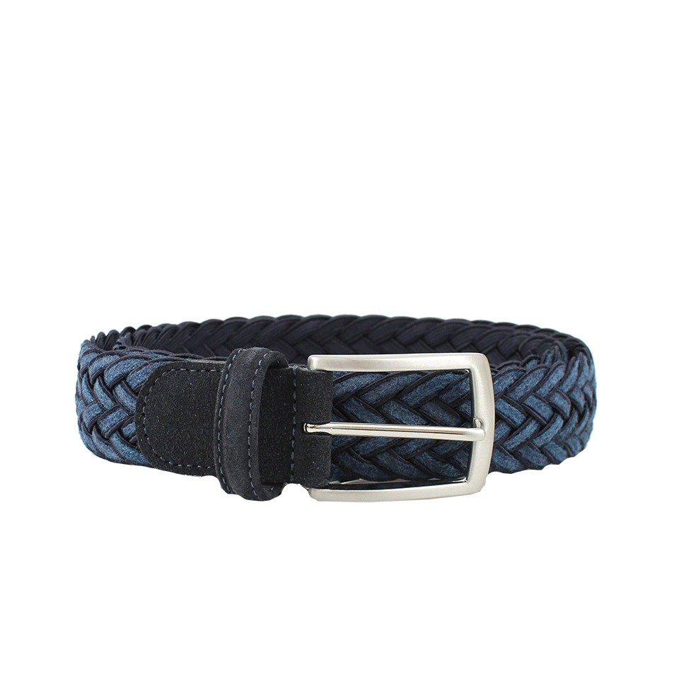 Woven Knit And Suede Belt | LUCIANO BARBERA – Marissa Collections