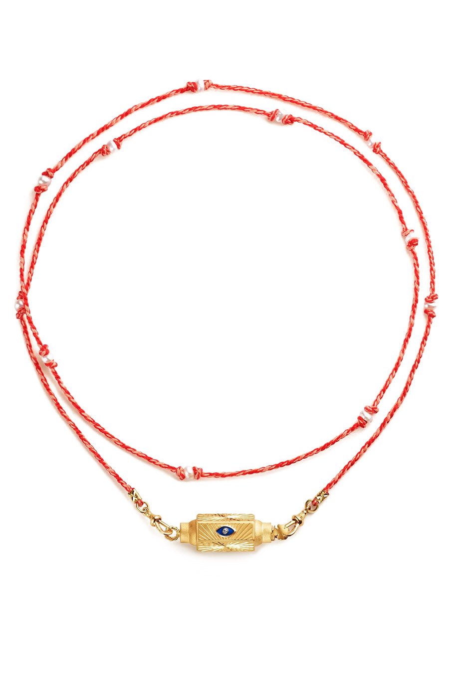 Evil Eye Gold Locket Necklace | MARIE LICHTENBERG – Marissa Collections