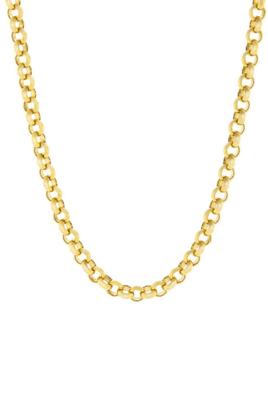 18 Inch 4.0MM Yellow Gold Rolo Chain | MARISSA DIAMONDS – Marissa ...