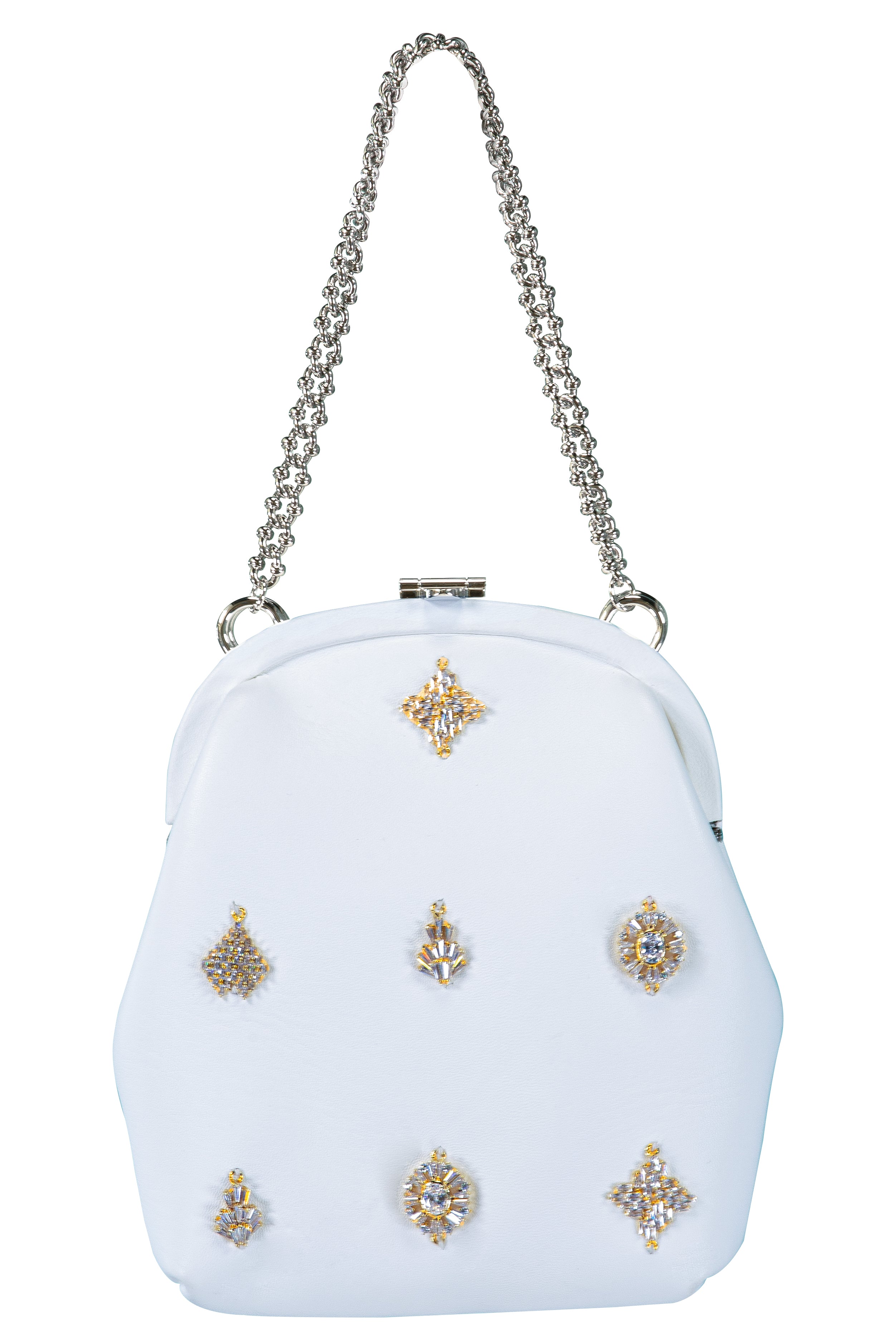 Frame Chain Crossbody - White Crystal | MARK CROSS – Marissa Collections